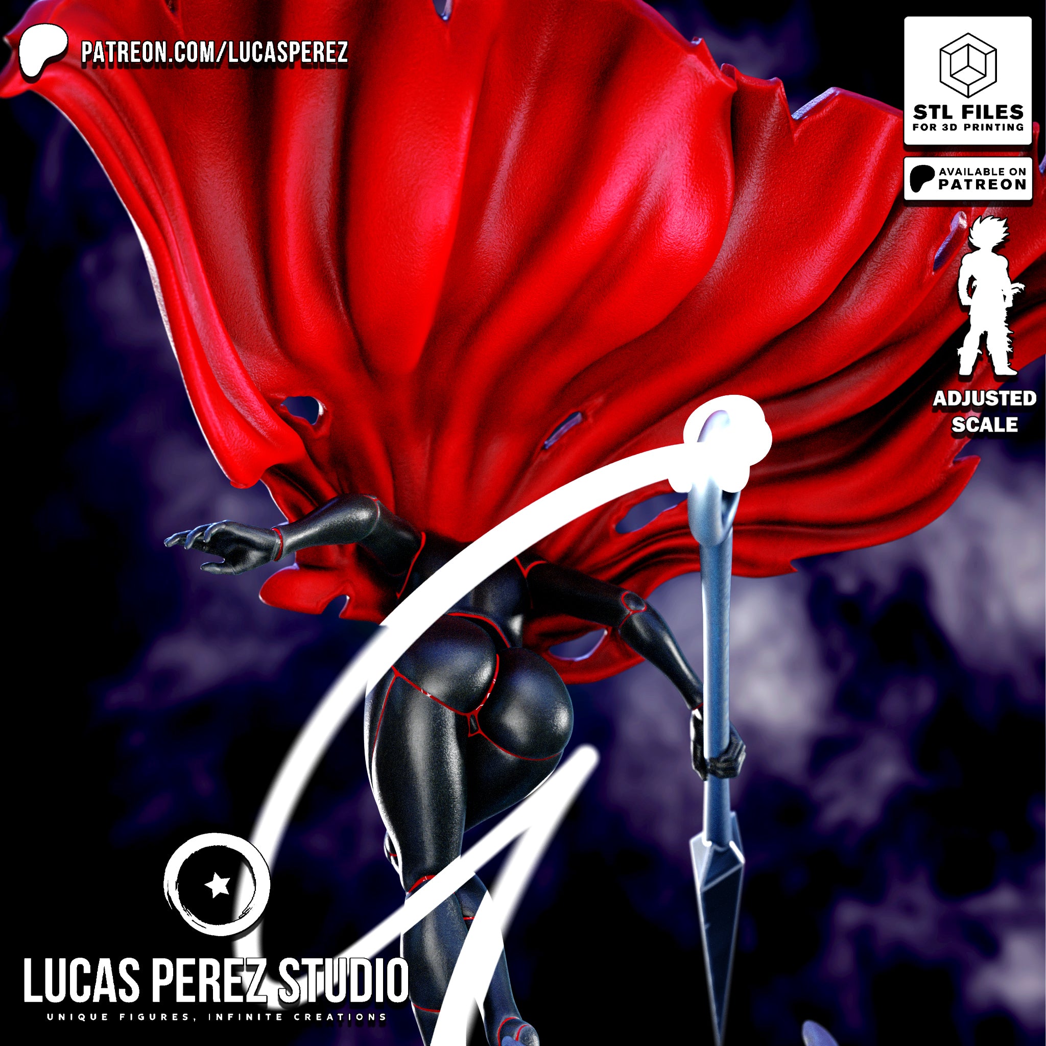 The Stinging Grace | Maximum Detailed 12K 3D printed figure – Monka Studios