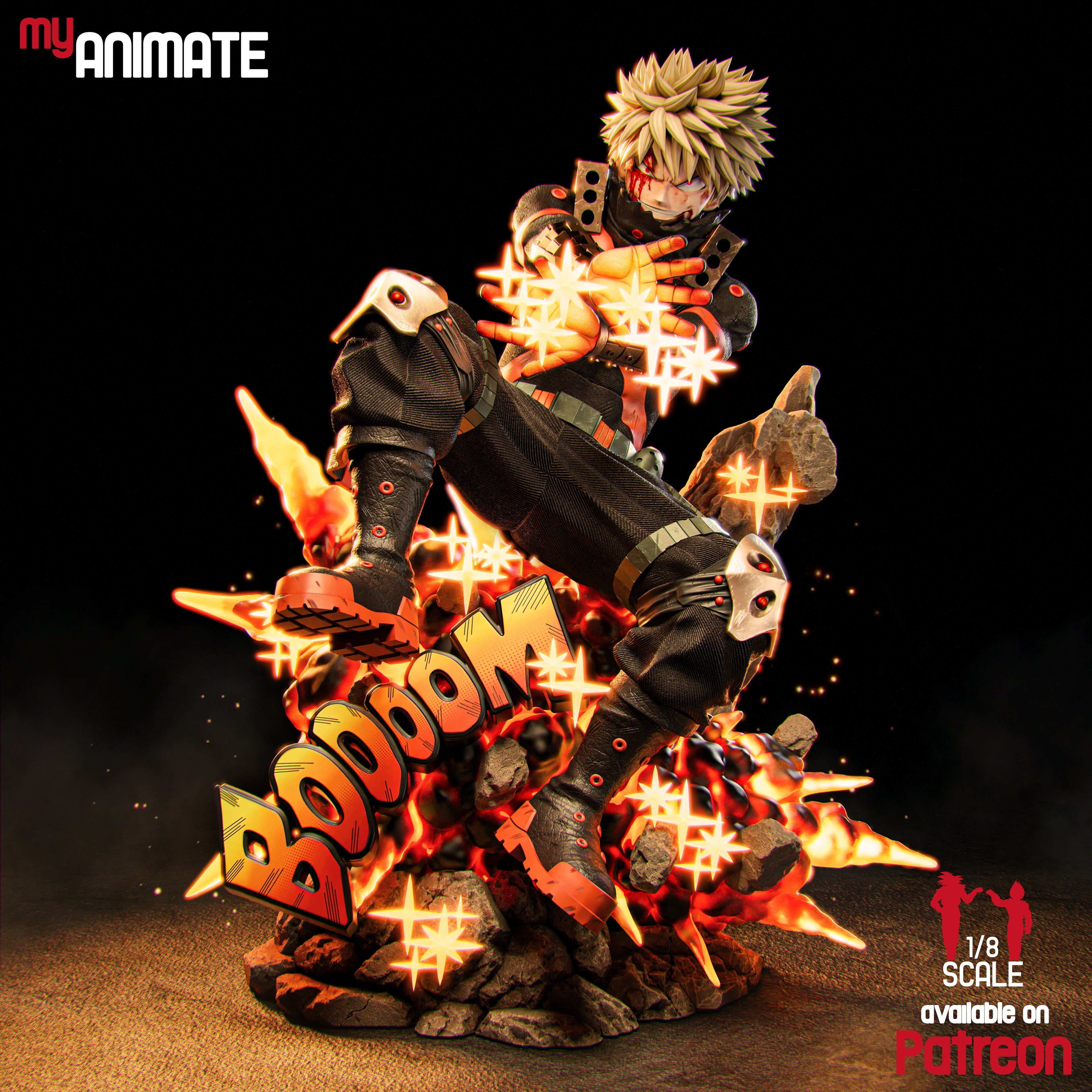 The Great Explosion | Maximum Detailed 12K 3D Printed Figure – Monka ...