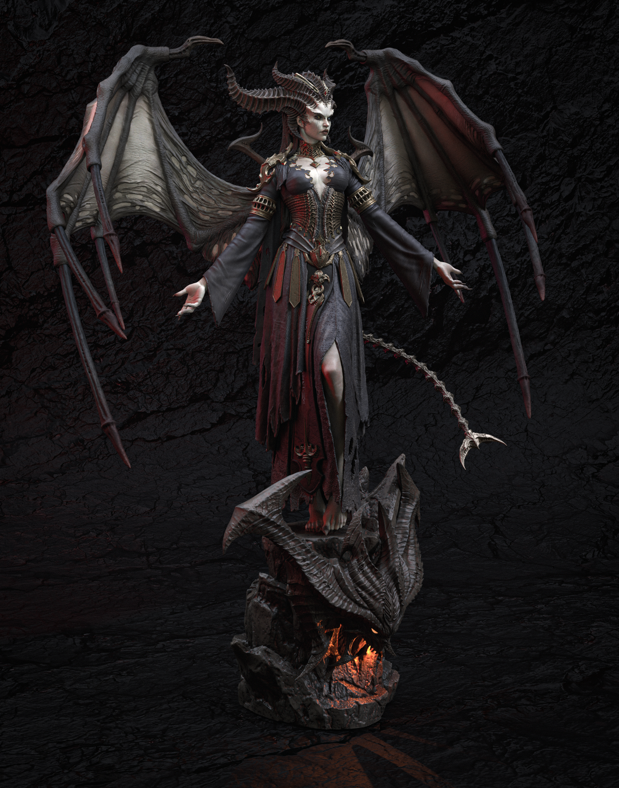 The Daughter of Hatred | Maximum Detailed 12K 3D printed figure – Monka ...