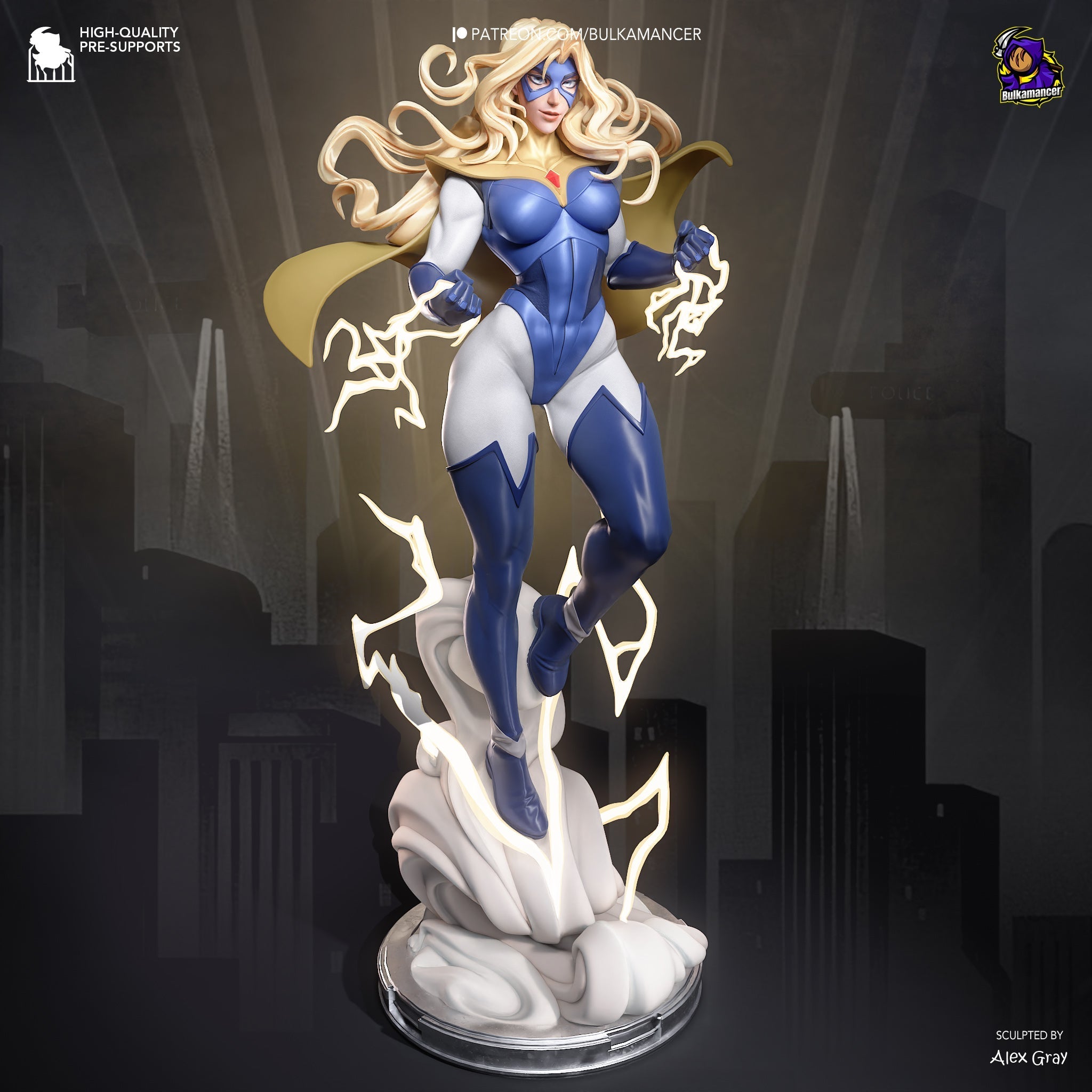 The Lightning Vanguard | Maximum Detailed 12K 3D printed figure – Monka ...