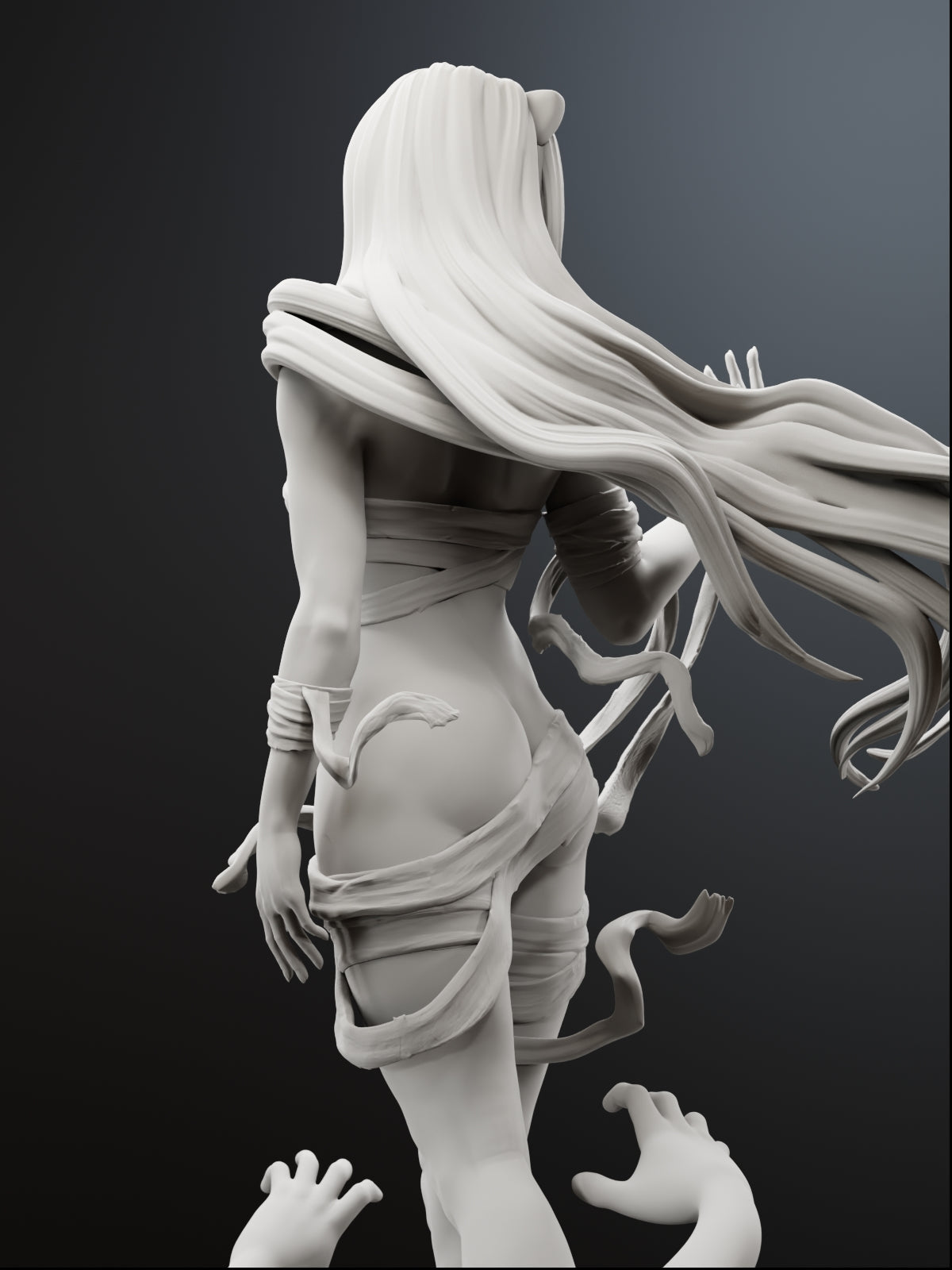 The Vector Queen | Maximum Detailed 12K 3D printed figure – Monka Studios
