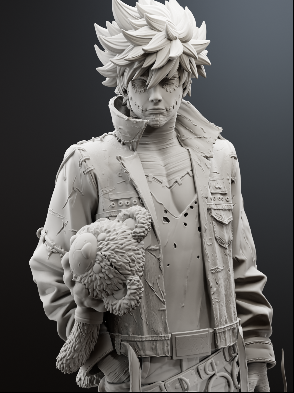 The Blue Flame | Maximum Detailed 12K 3D Printed Figure – Monka Studios